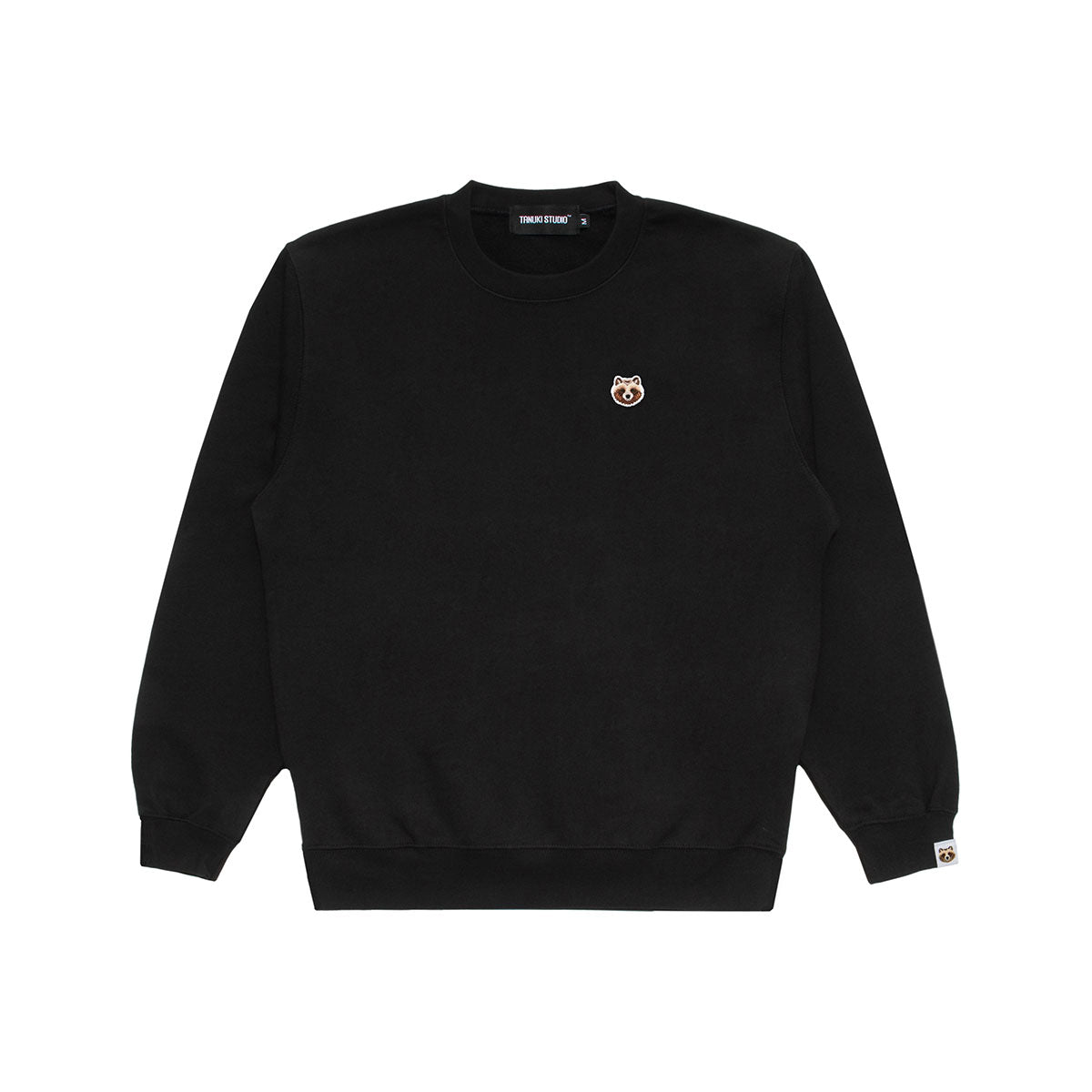 Mini TANUKI Light Weight Sweat Crew Neck - Black – TANUKI STUDIO