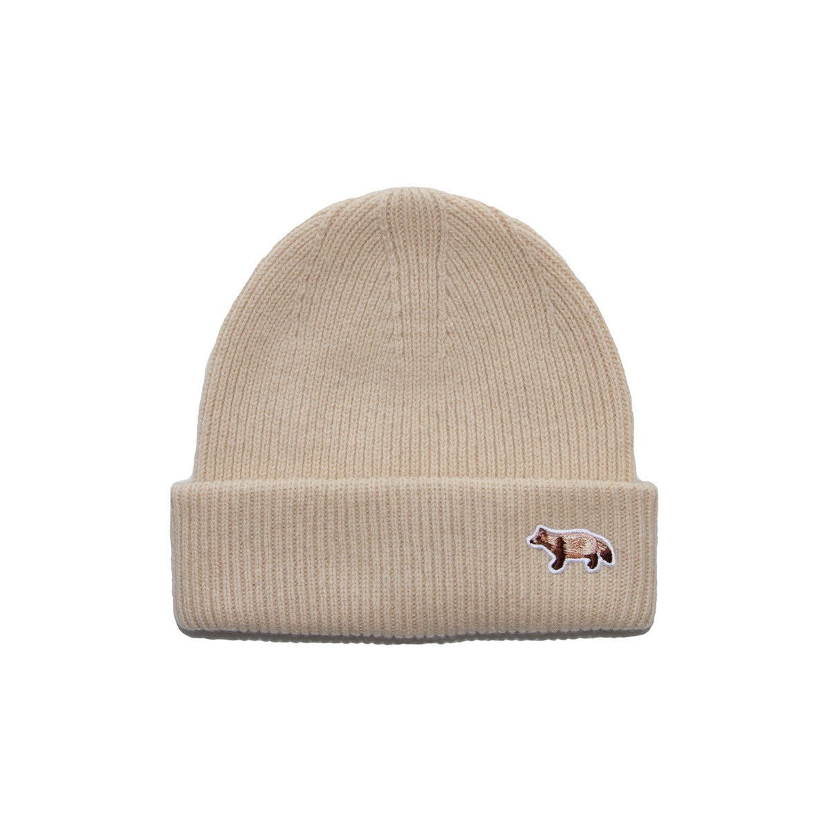 Sideways - Wool Knit Cap - Ivory – TANUKI STUDIO