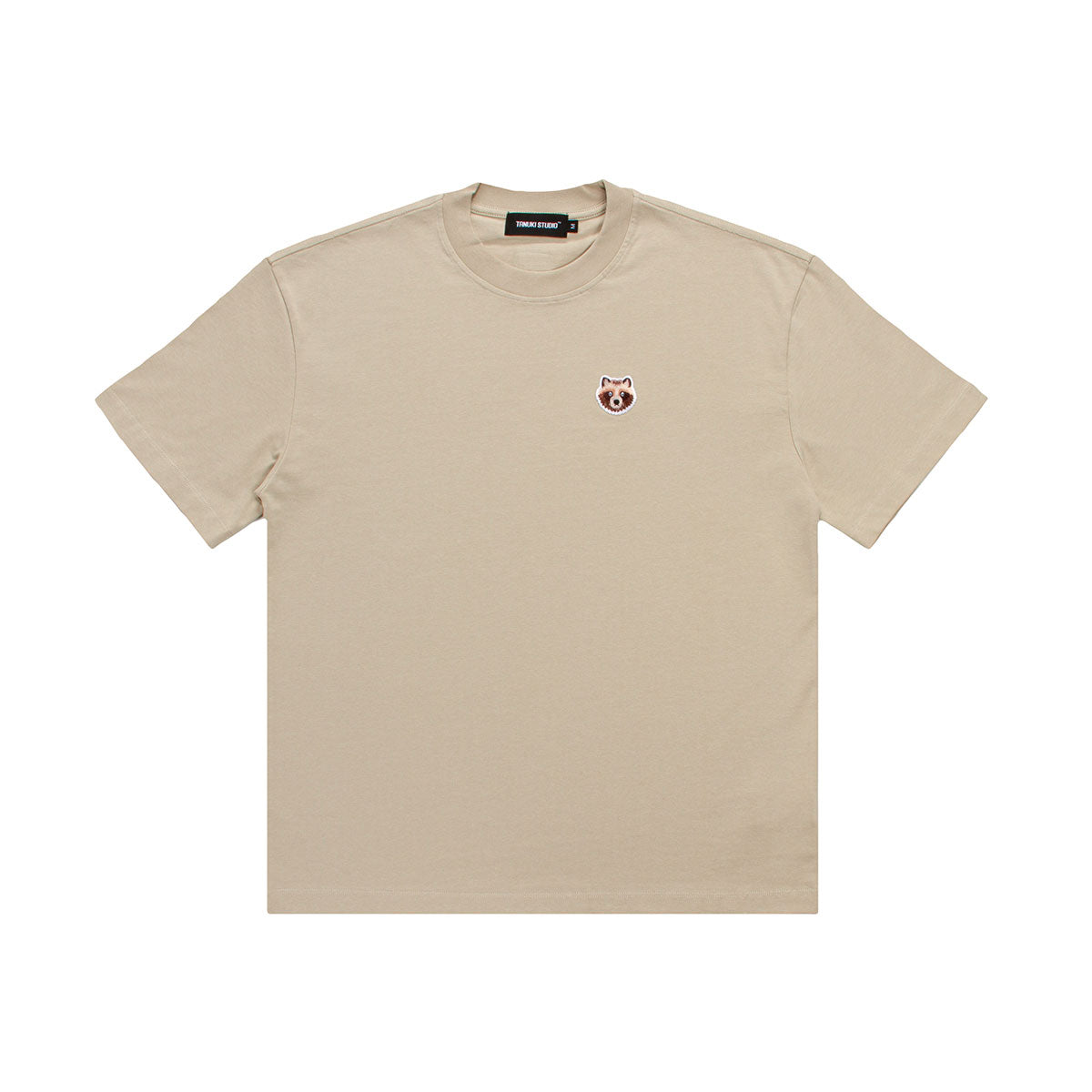 Set-Up "Over Size" Tee - Beige – TANUKI STUDIO