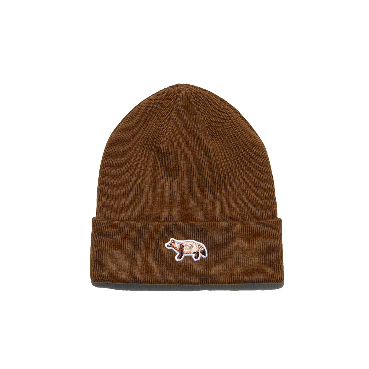 Sideways Cotton Knit Cap - Brown – TANUKI STUDIO